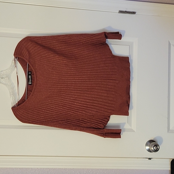 New York & Company | Sweaters | 7th Avenue Nyco Rust Sweater | Poshmark